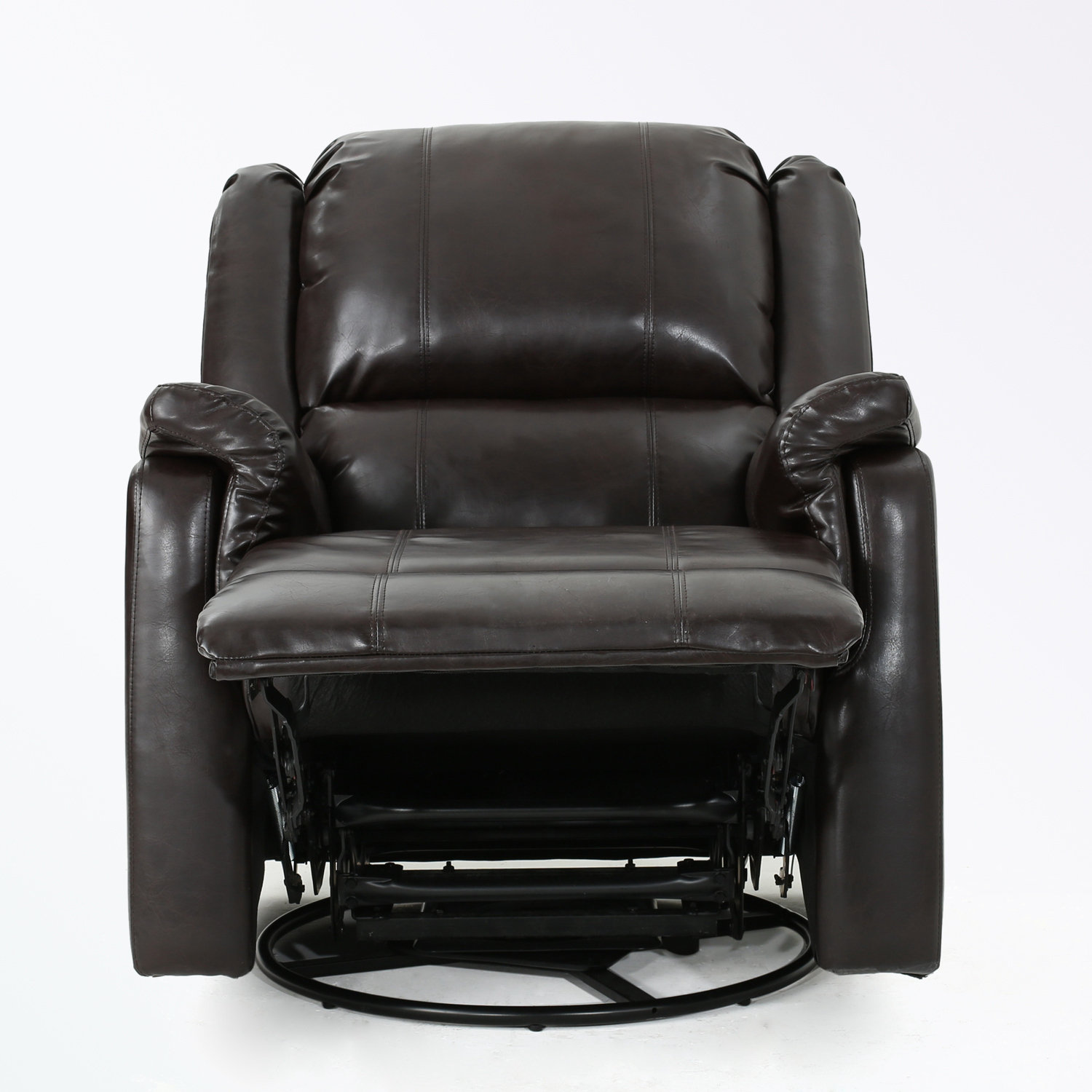 Latitude Run® PU Glider Recliner with Swivel and metal base | Wayfair