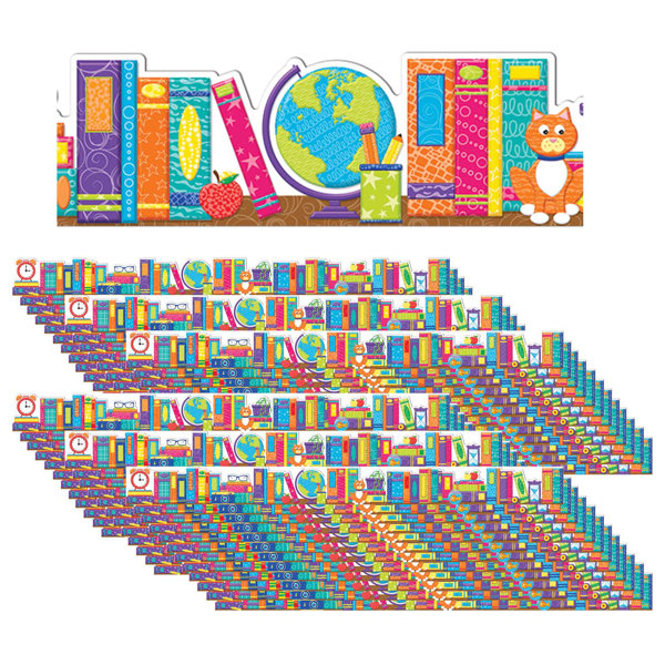 Eureka Classroom Bordure de salle de classe extra large Color My World ...