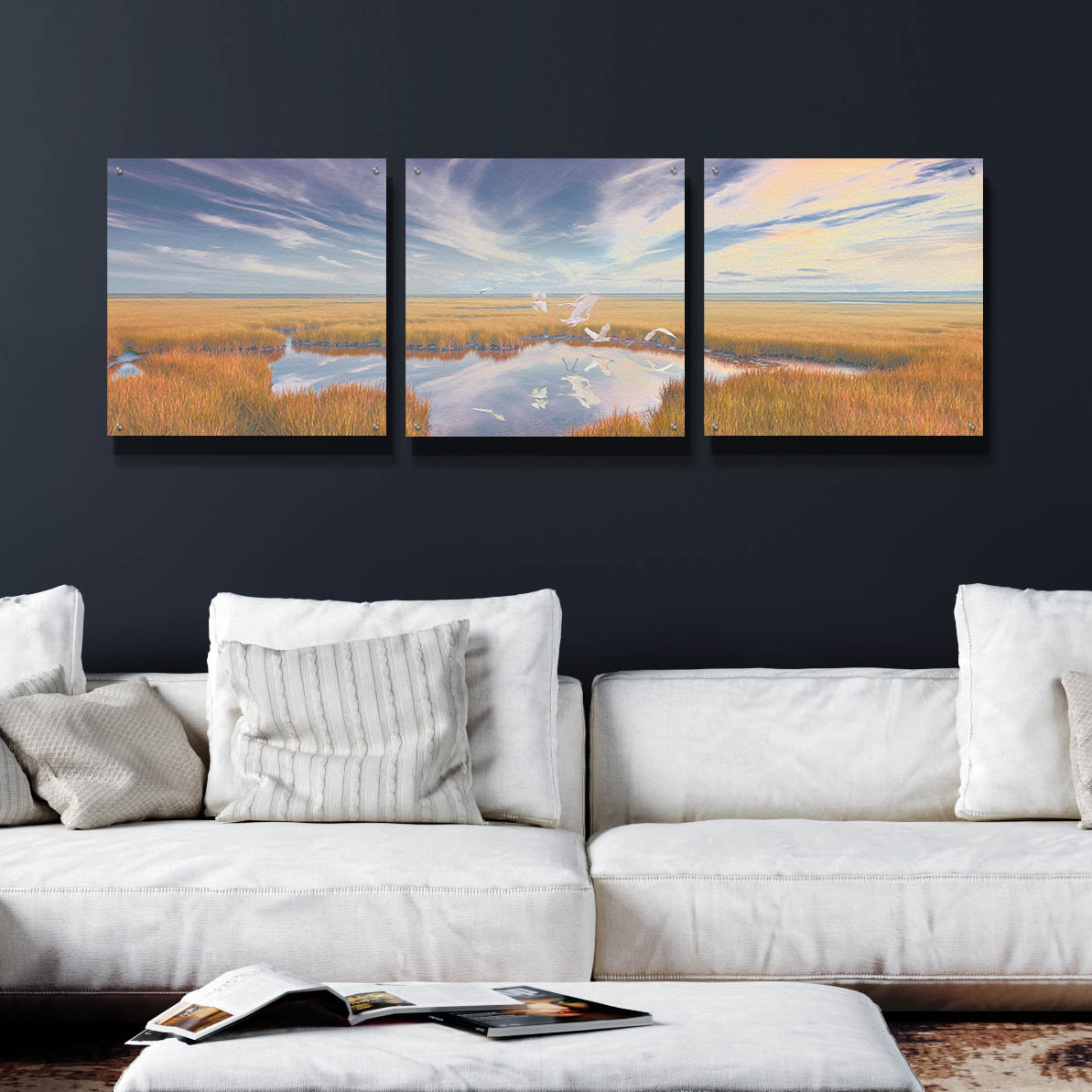 Epic Art 'Early Risers' by Steve Hunziker, Acrylic Glass Wall Art, 3 ...