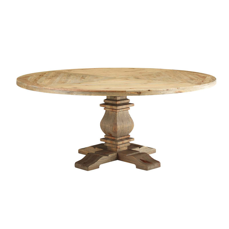 Modway The Barn Wild Hen Round Pine Wood Dining Table & Reviews | Wayfair