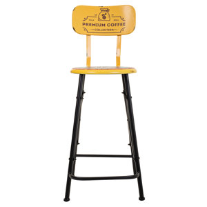 Borough Wharf YELLOW METAL STOOL | Wayfair.co.uk
