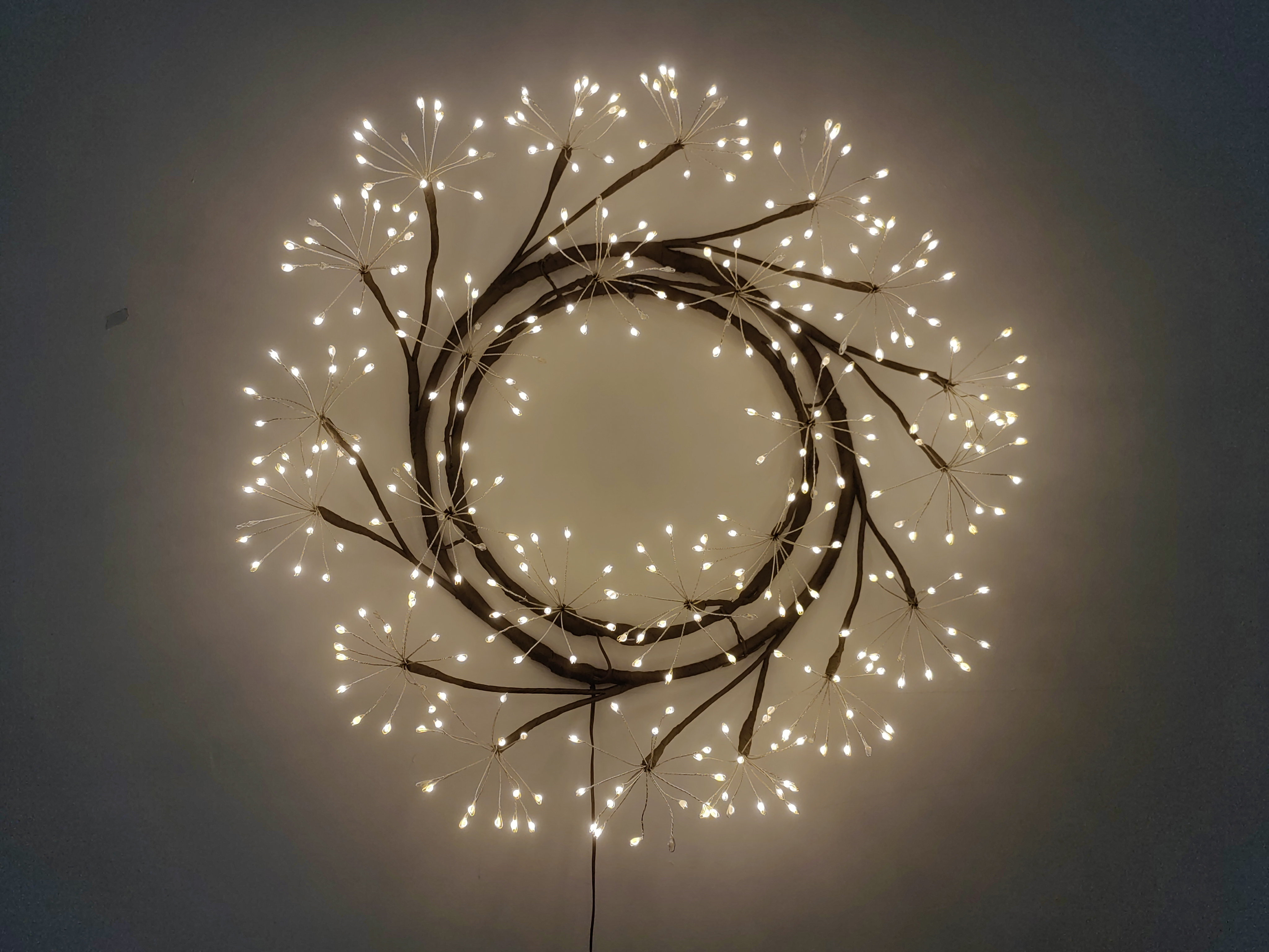 Hi-Line Gift Ltd. 24in LED Christmas Brown Indoor Hanging Holiday Decor ...