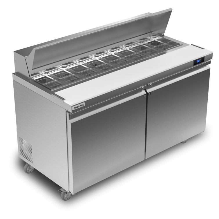 Digitale Essentials 60'' W Commercial Refrigerator Sandwich Salad Prep ...