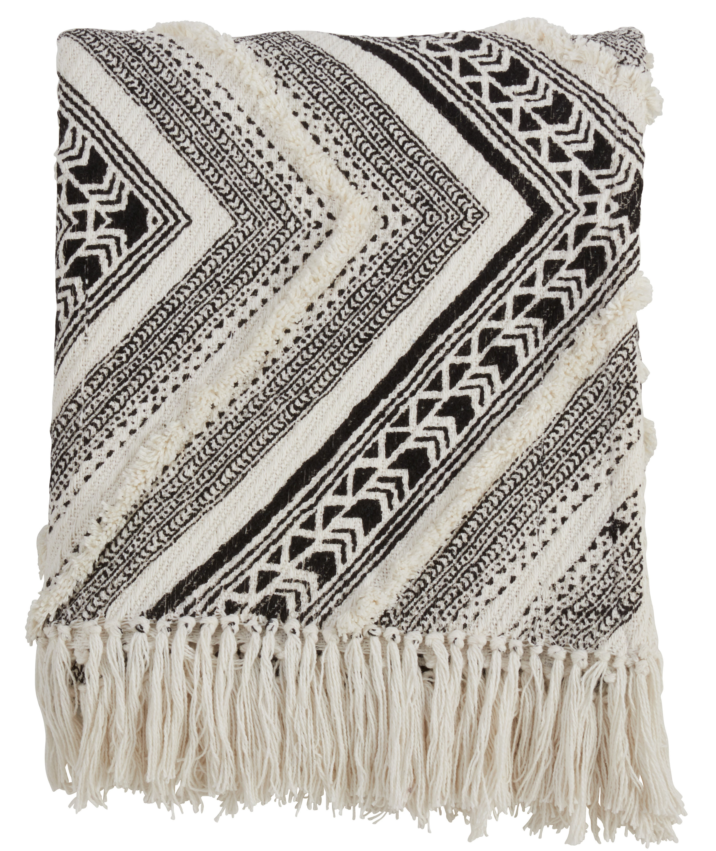 Saro Sevan Cotton Throw & Reviews | Wayfair