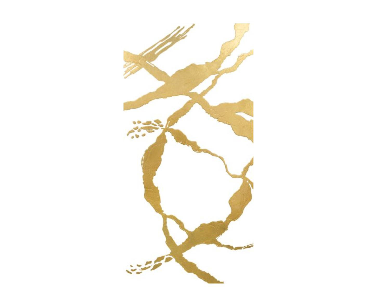 Chelsea Art Studio Golden Silhouette III by Beverly Fuller - Wrapped ...