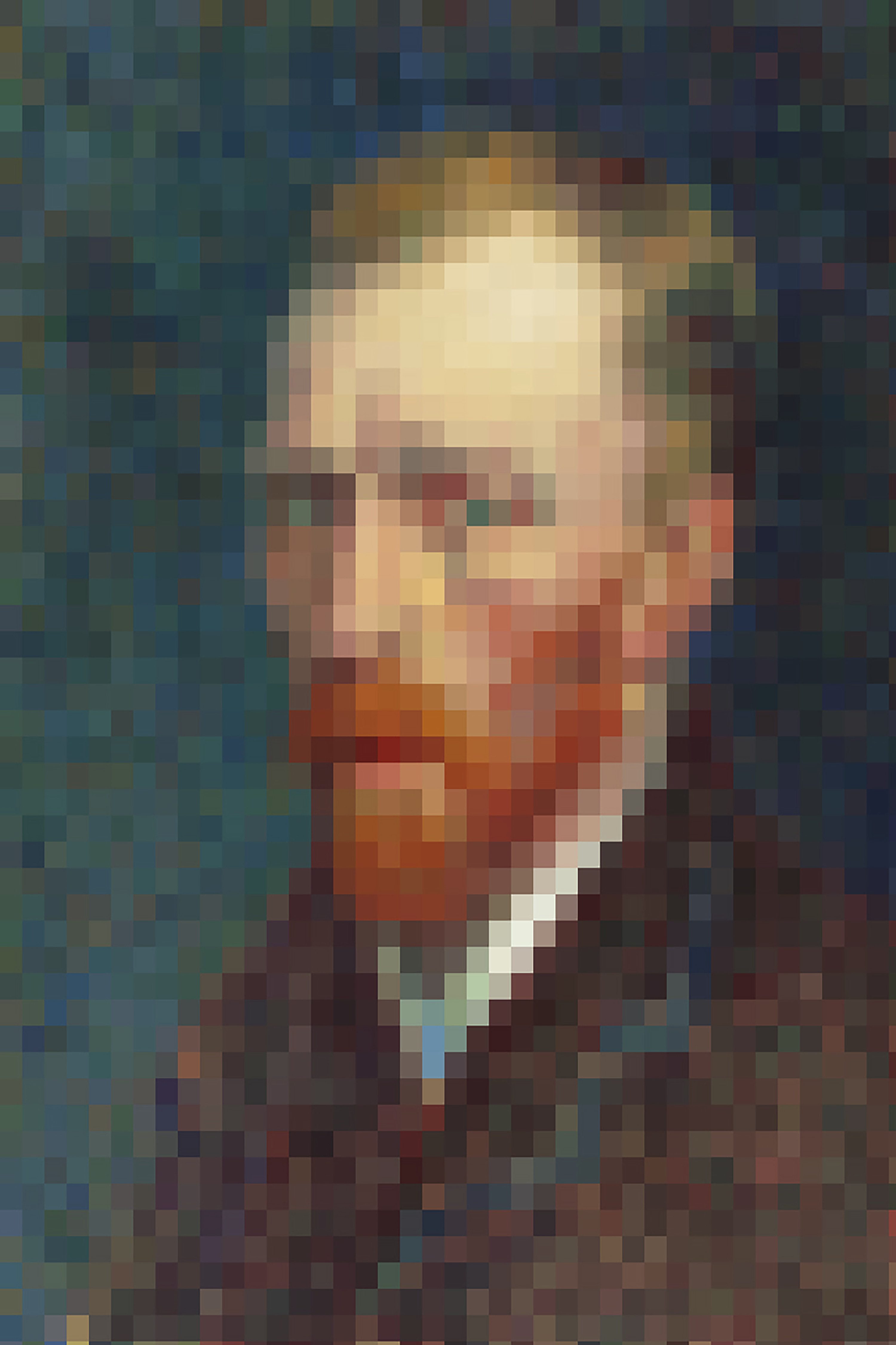Winston Porter Latroy Pixelated Van Gogh by Studio W | Wayfair