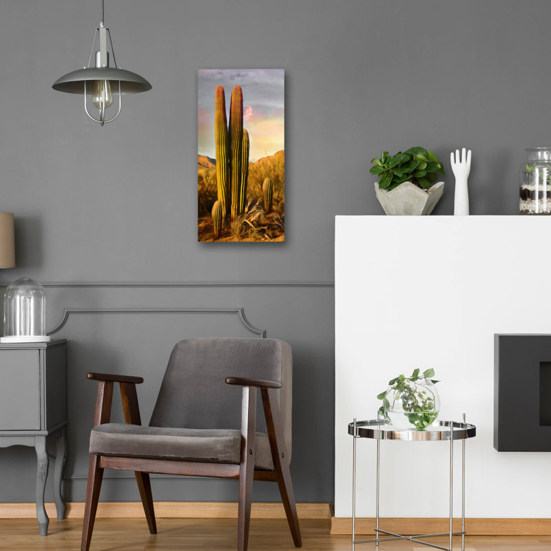 Epic Art 'Grandmother Saguaro' By Pamela Plummer, " Grandmother Saguaro ...