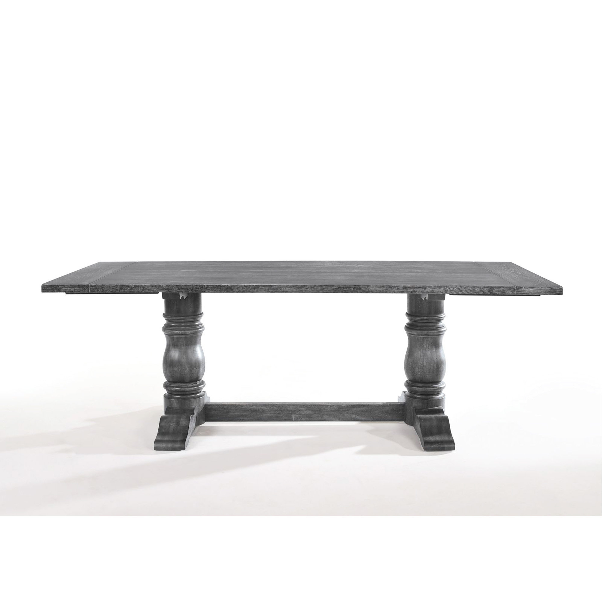 August Grove® Exquisite Wooden Dining Table With Trestle Base And ...