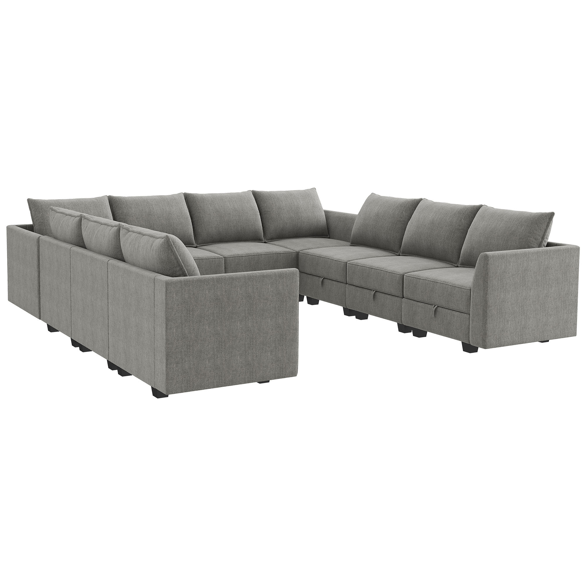 Latitude Run® Extra Large Sectional Couches Corner Modular Sectional ...