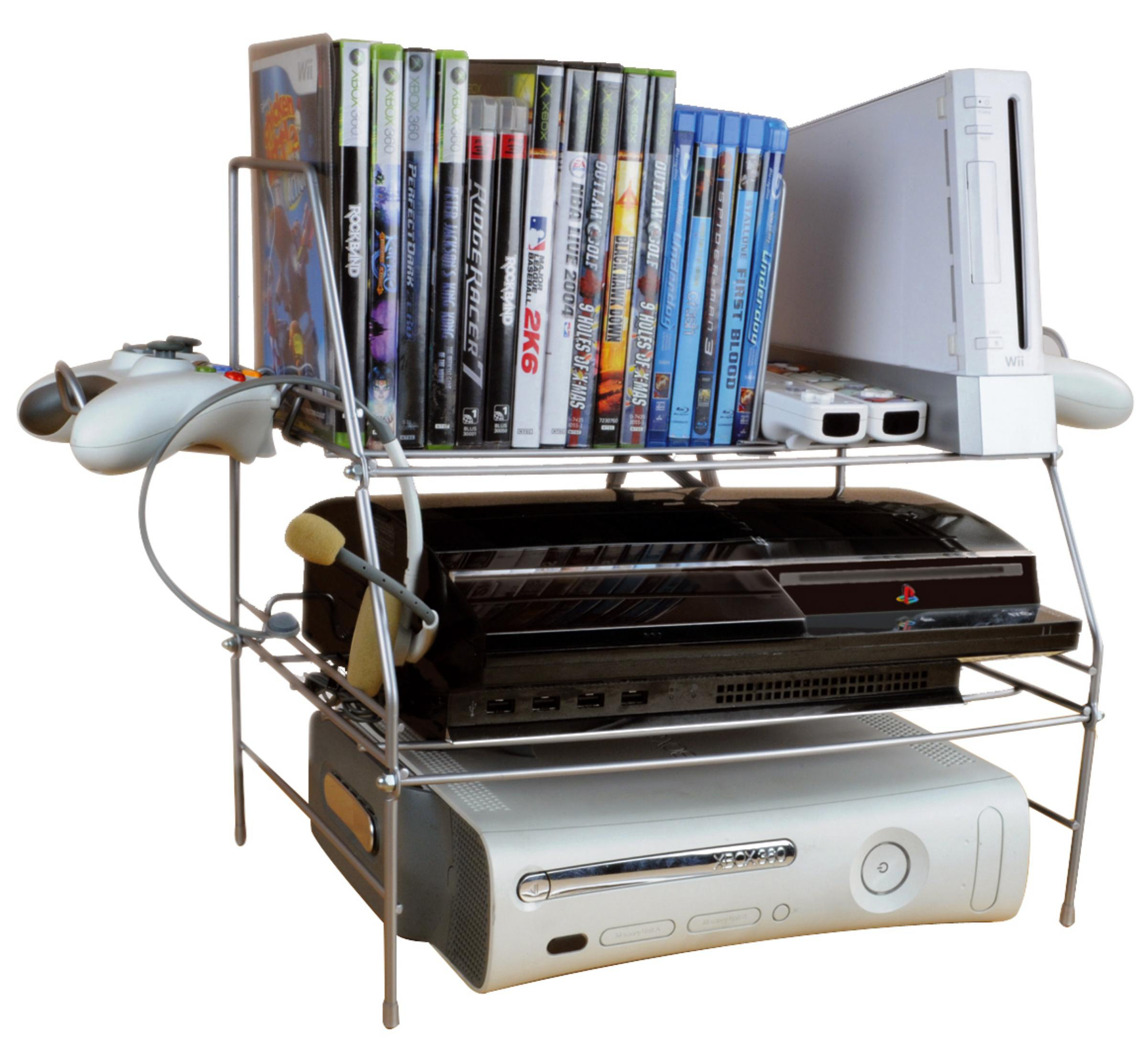 Symple Stuff Multimedia Wire Rack Media Storage & Reviews | Wayfair