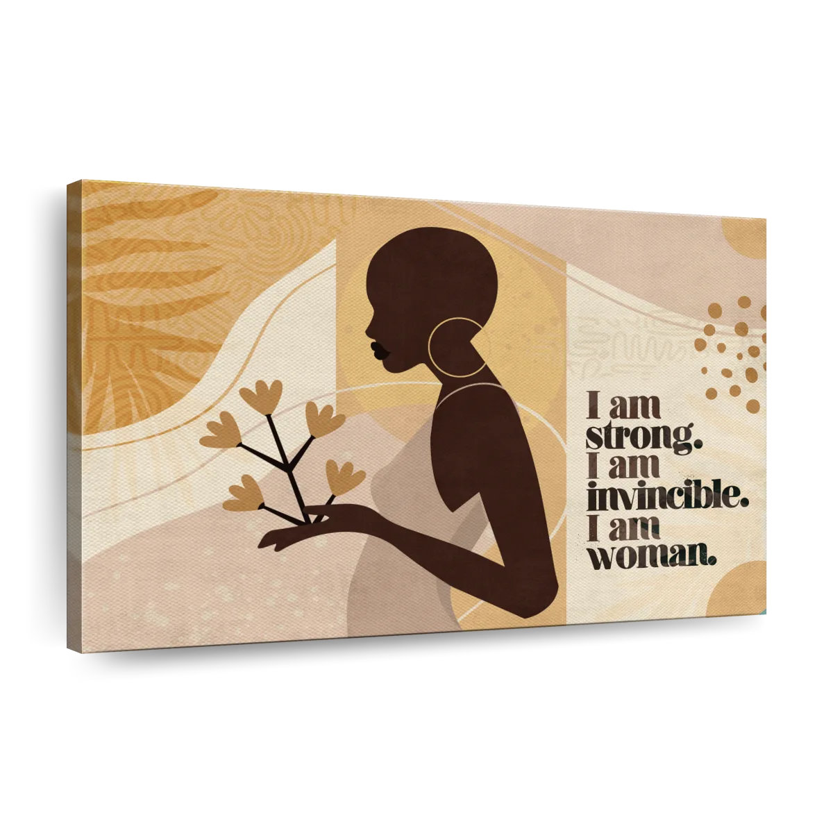 Trinx Strong And Invincible Woman Canvas Print - Wayfair Canada