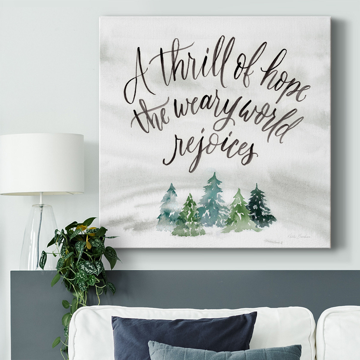 Trinx Thrill of Hope-Gallery Wrapped Canvas - Wayfair Canada