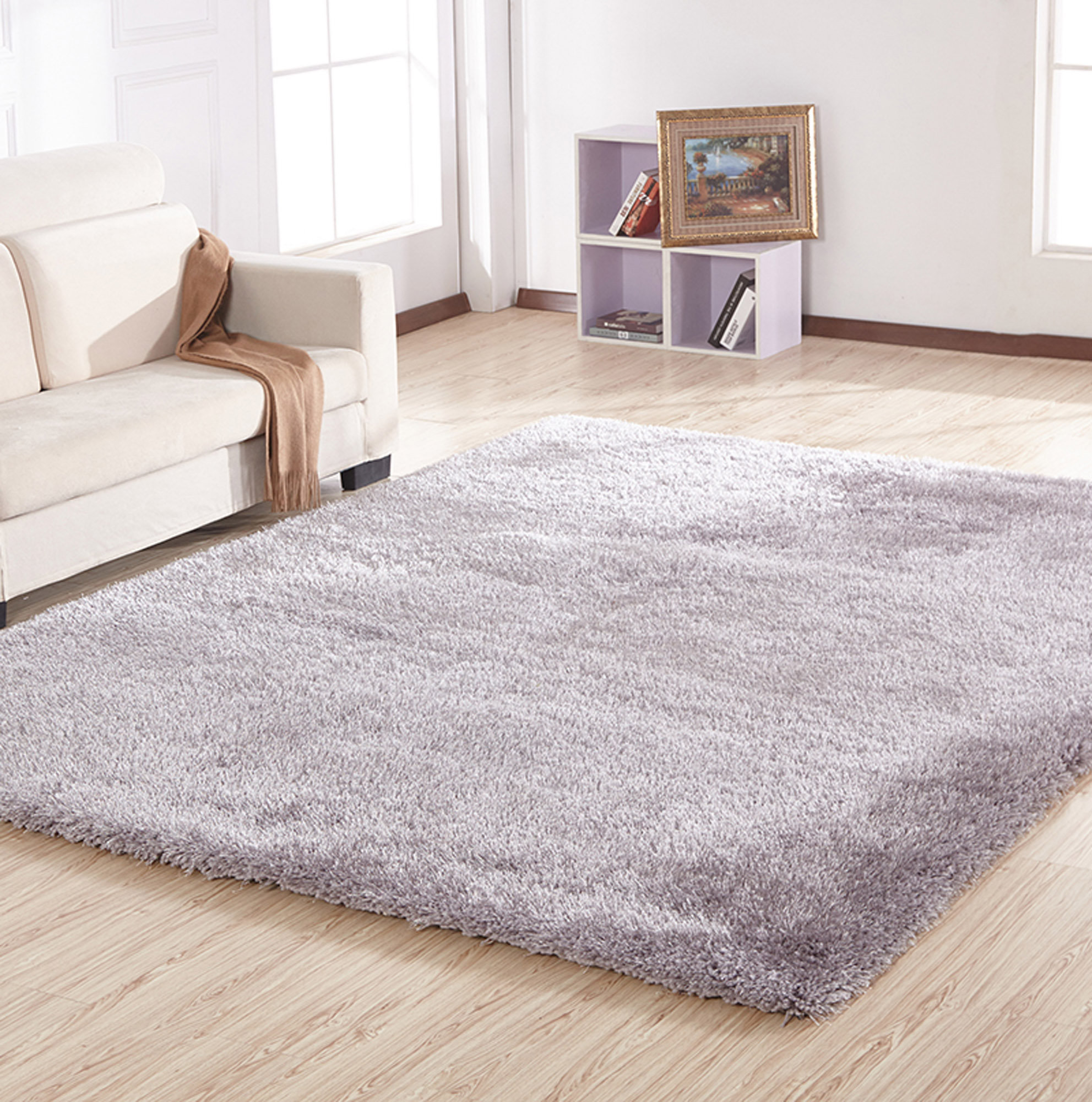 Hokku Designs Chubby Shaggy Hand Tufted Area Rug | Wayfair