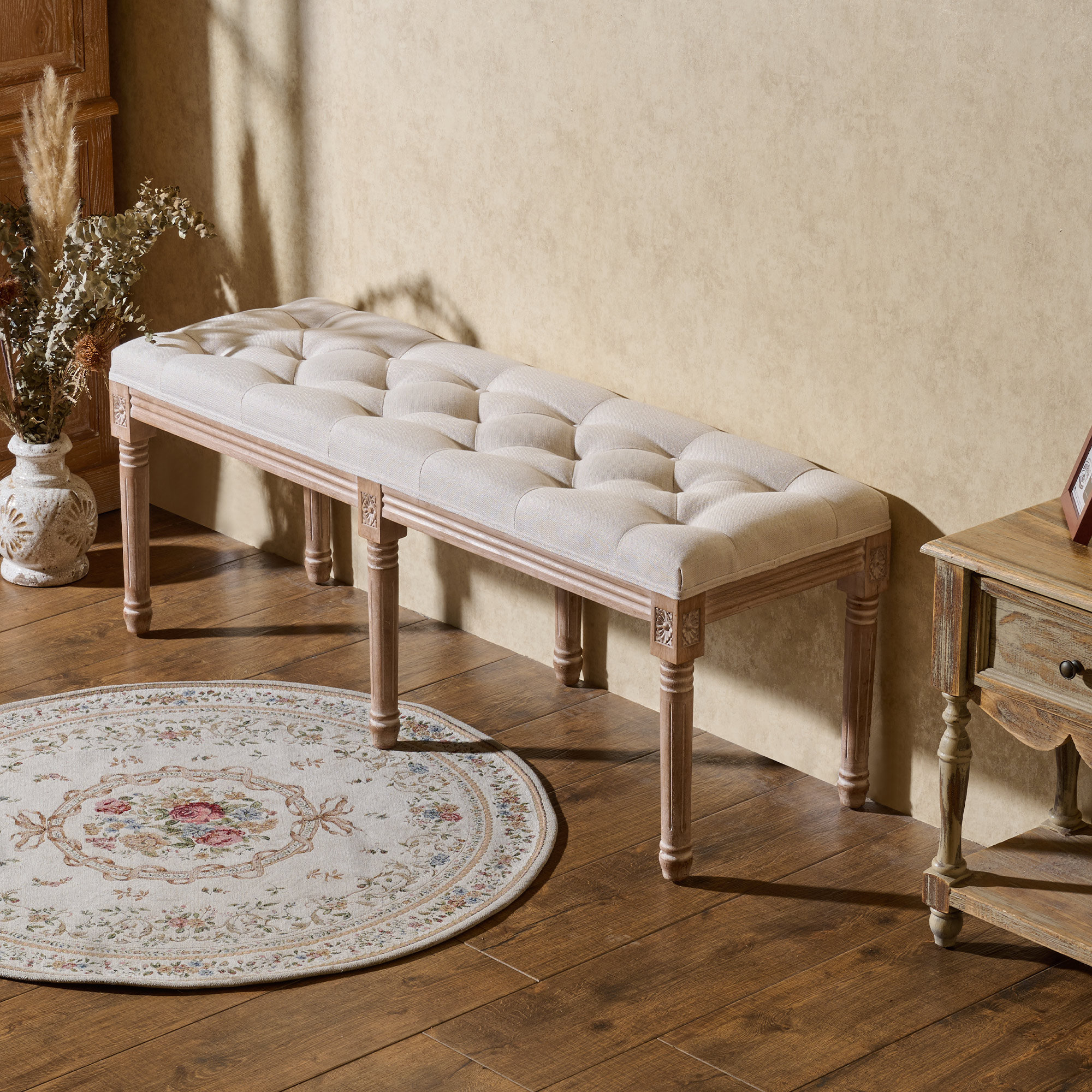 Blue Elephant French Style Bench | Wayfair.co.uk