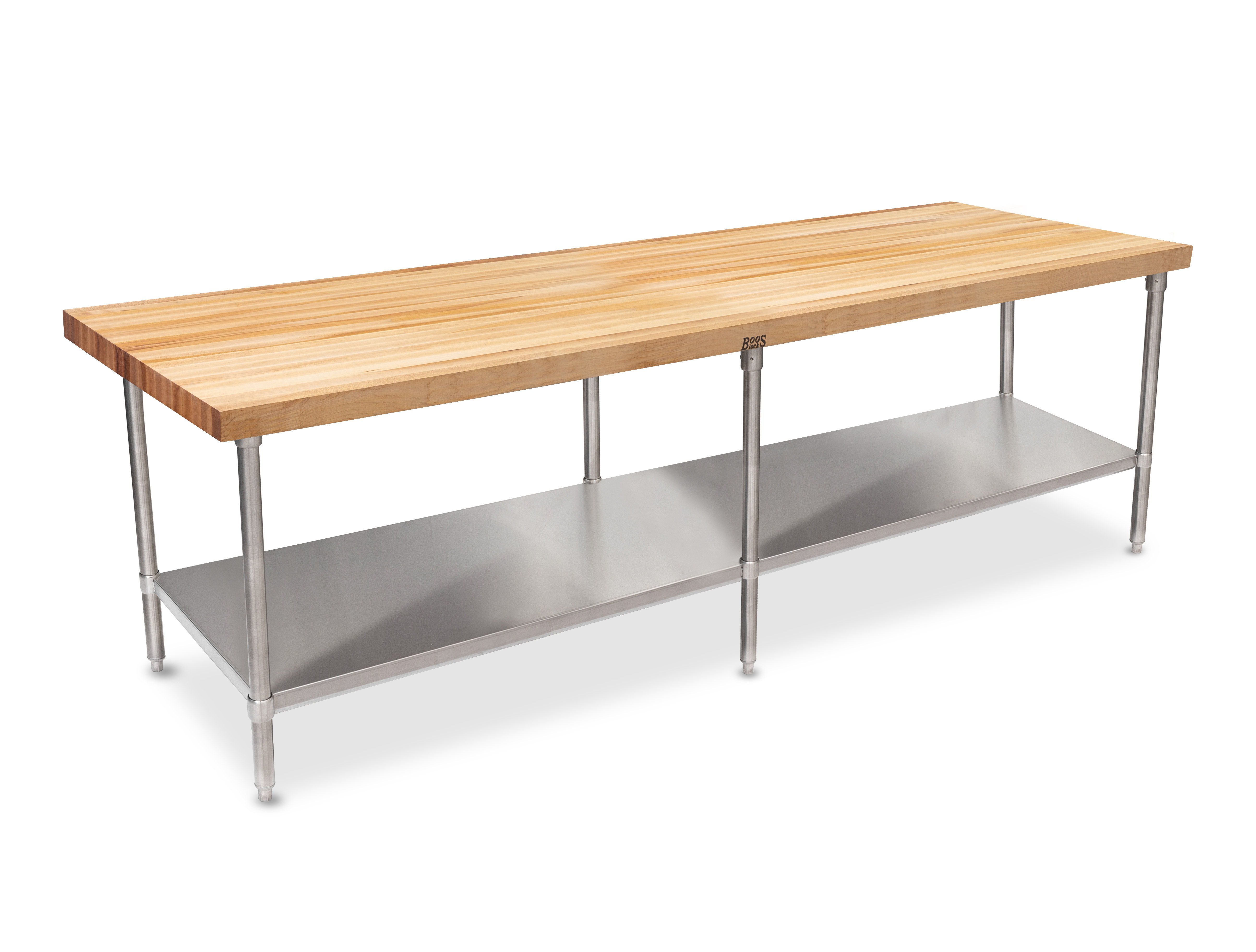 John Boos Wood Top Work Table with Undershelf | Wayfair