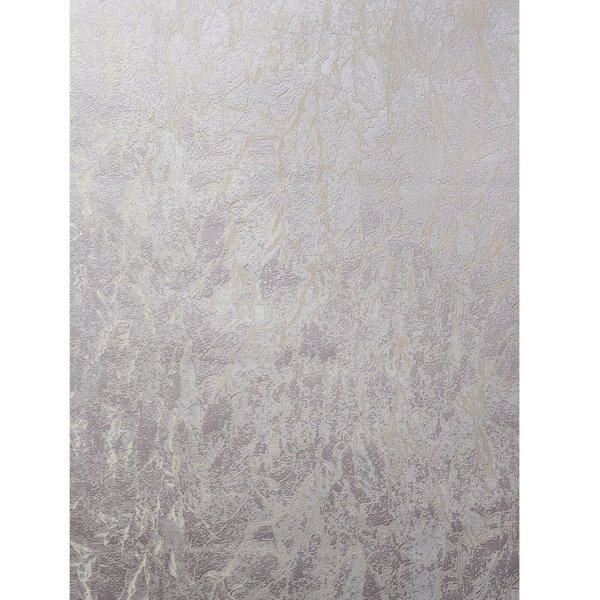 Orren Ellis Jaira Purple Lilac Gold Metallic Faux Plaster Stone ...