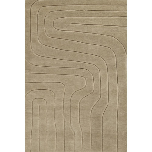 Aelin Wavy Hand Tufted Wool Rug & Reviews | Joss & Main