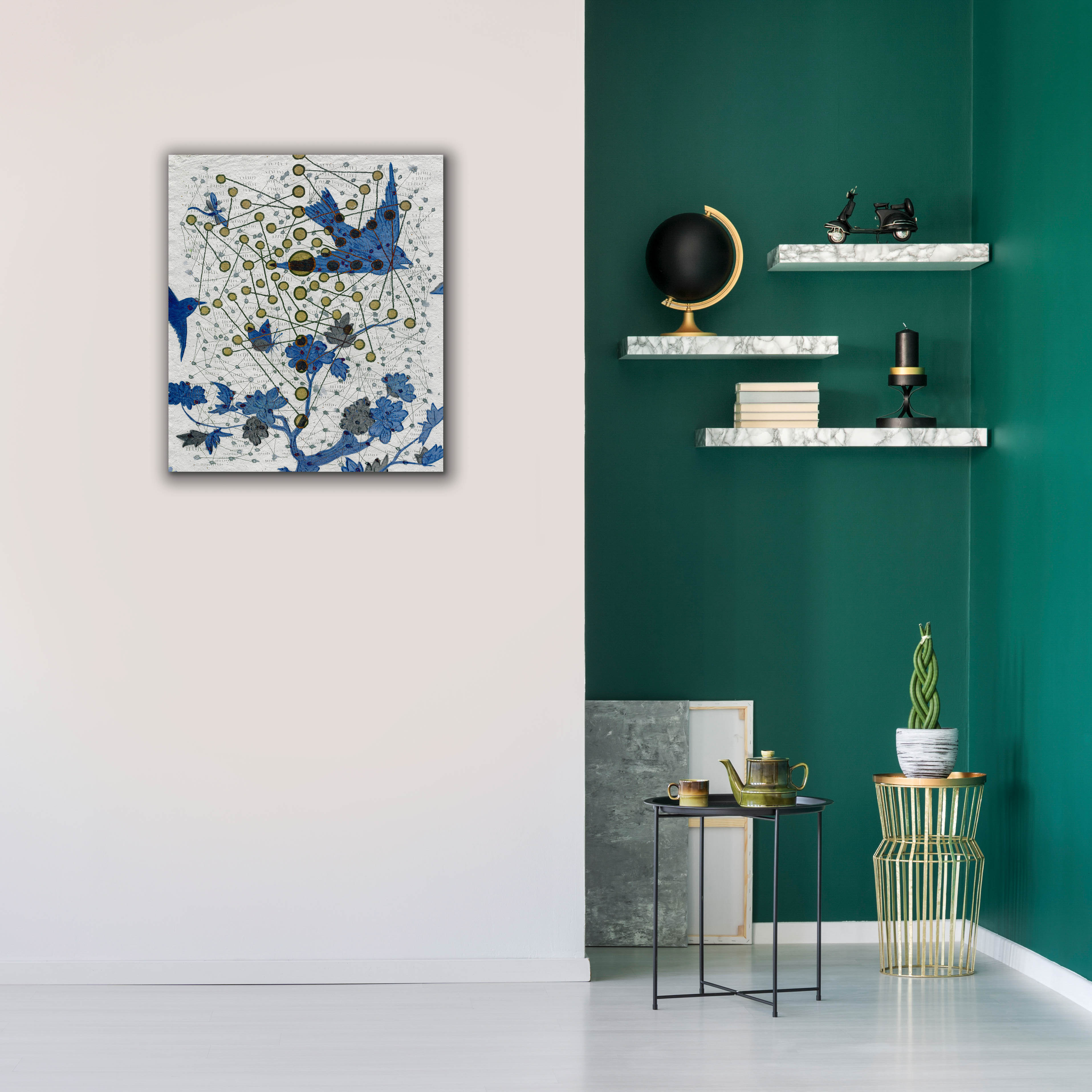 Lark Manor™ 'Chakra Web With Wings' by Lori Arbel Canvas Wall Art | Wayfair