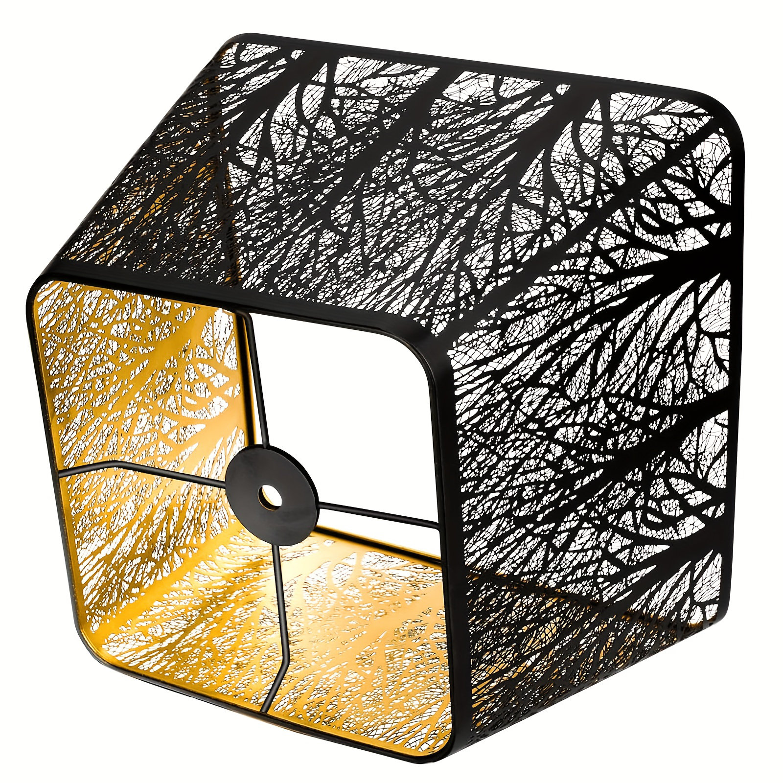 Lark Manor Medium Square Lamp Shades, Metal Lampshade with Pattern of ...