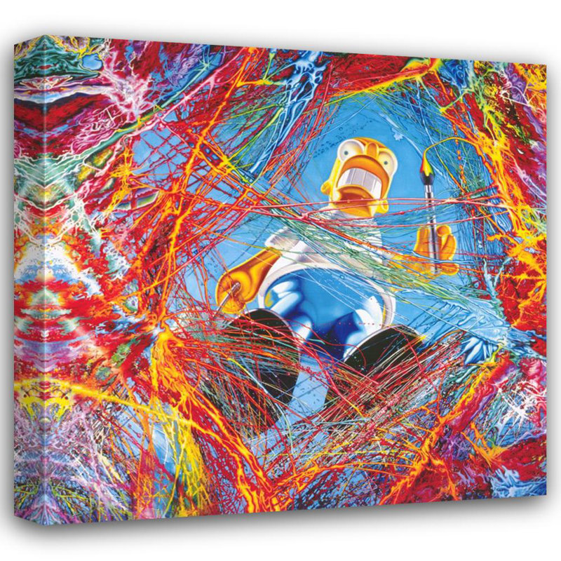 Dakota Fields Homer Simpson's Cartoon Colored Creationism | Wayfair