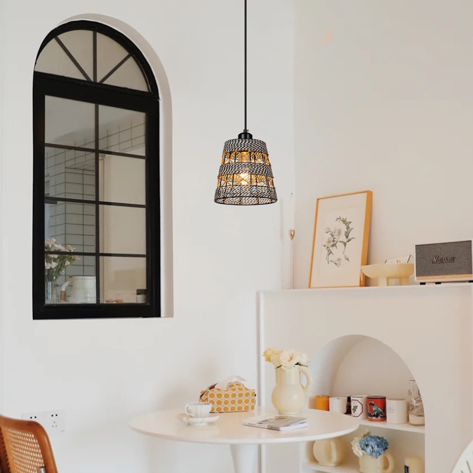 Breakwater Bay Farmhouse Pendant Light Fixtures, 1-light Small Hand ...