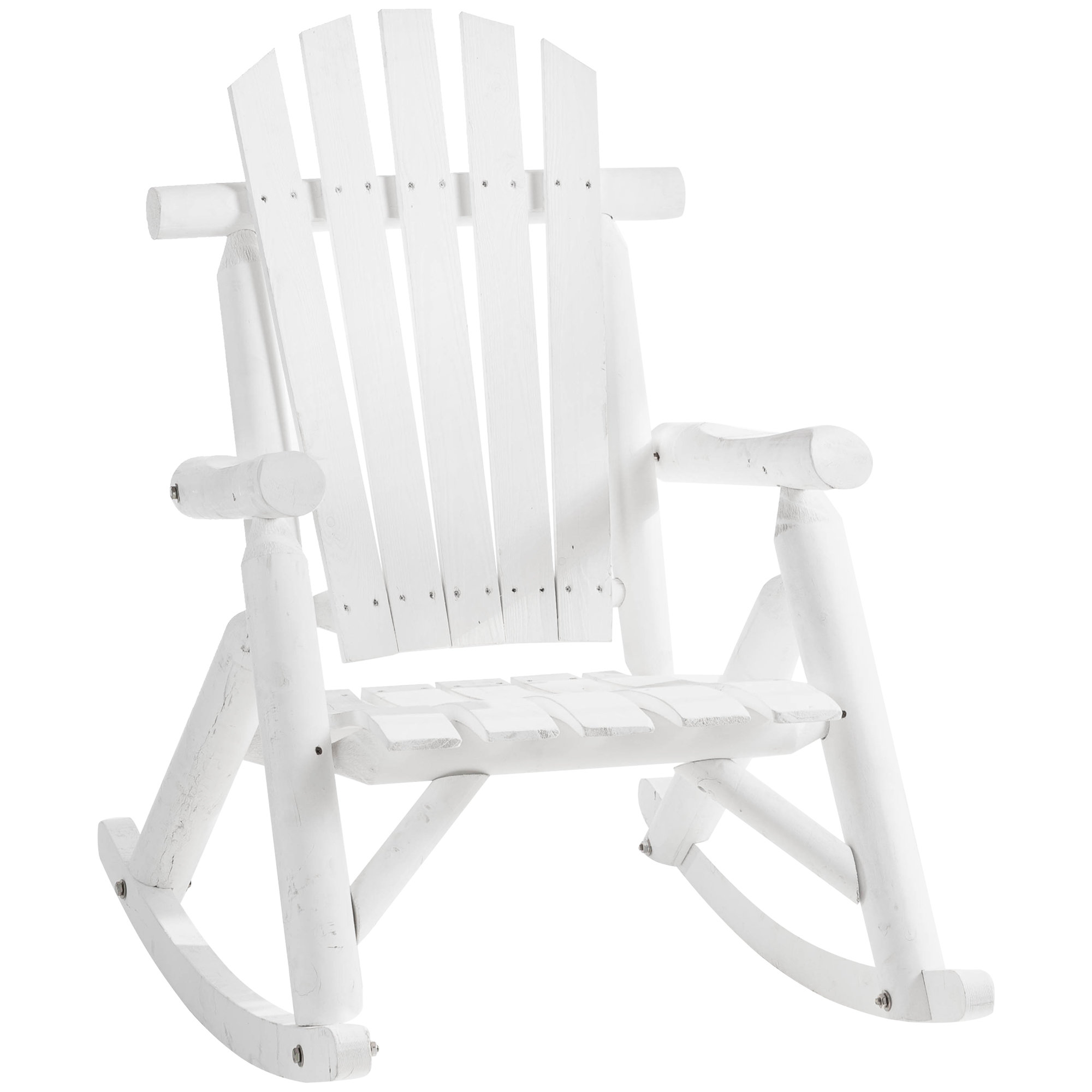 Rosalind Wheeler Outdoor Rocking Solid Wood Chair - Wayfair Canada