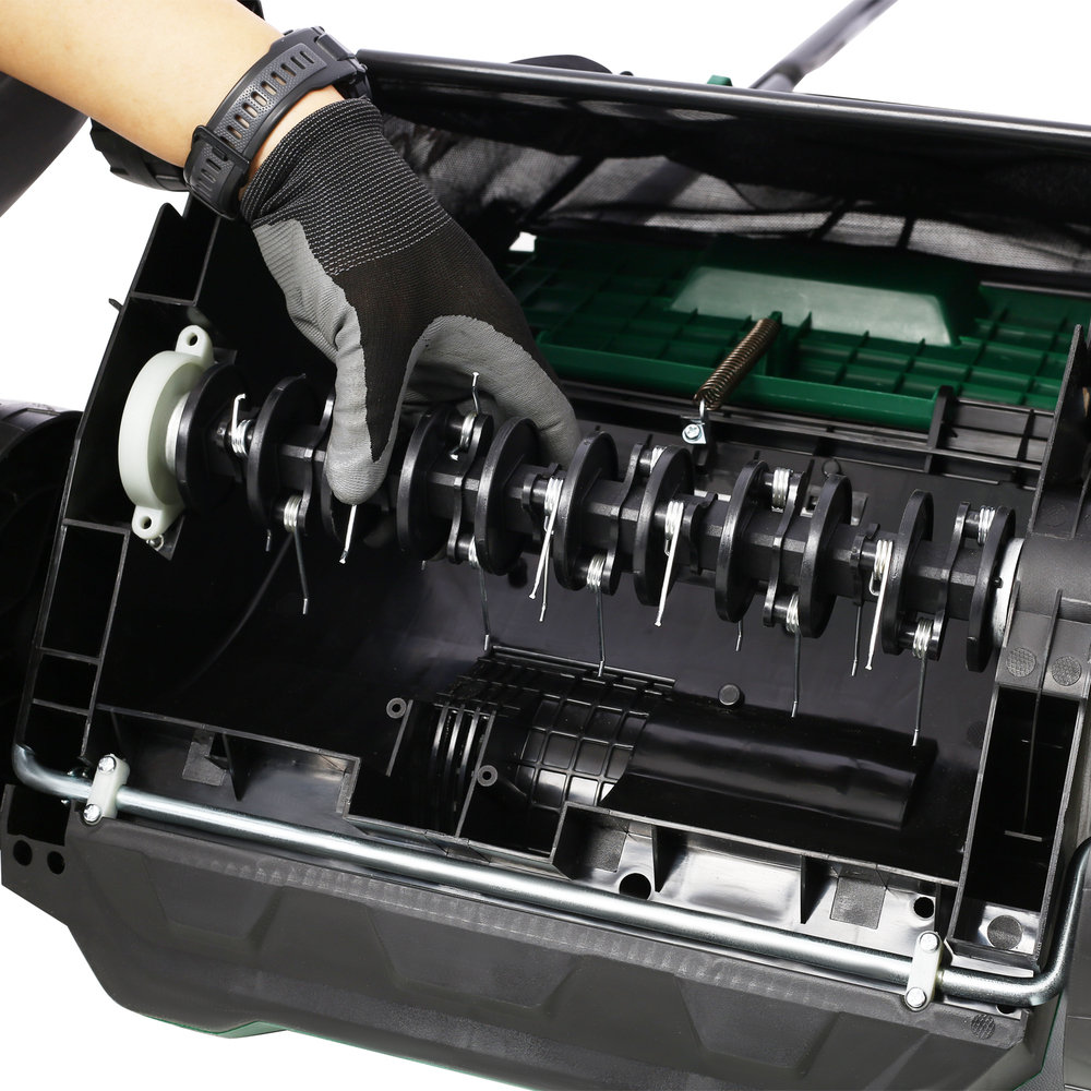 EvoNet 2-in-1 13inch Garden Scarifier & Dethatcher – 12 Amp Electric ...