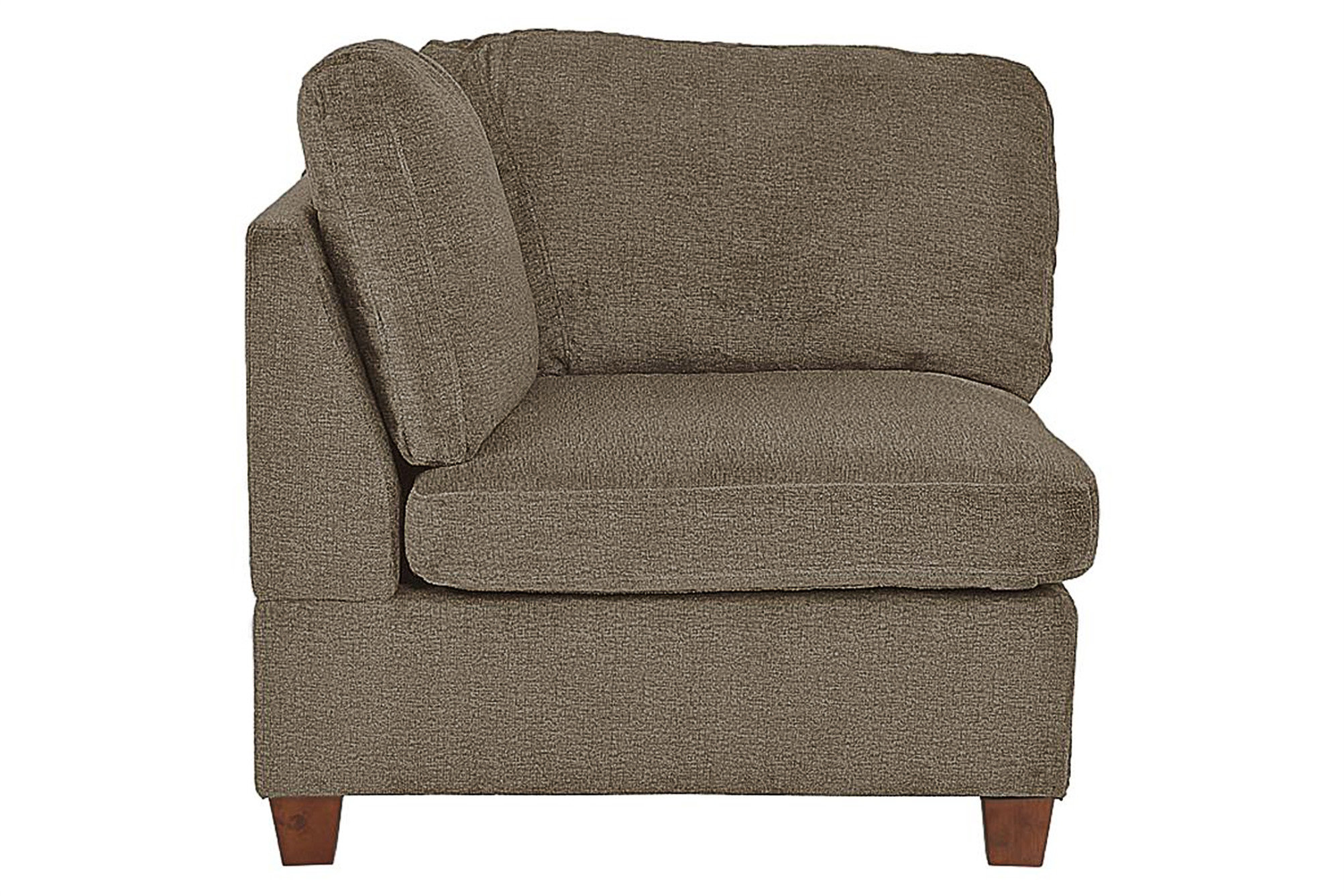 Latitude Run® Living Room Furniture Tan Chenille Modular Sectional 6Pc ...