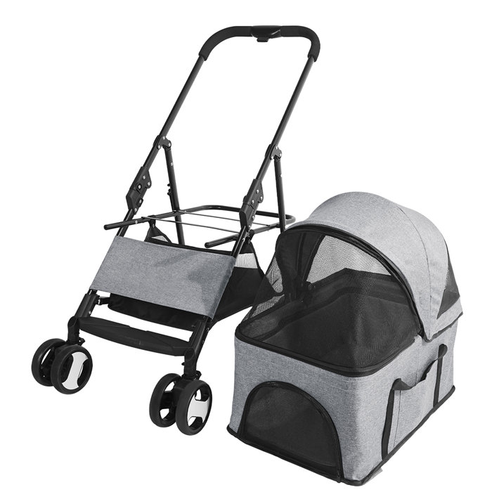 BingoPaw Folding Standard Stroller with Detachable Carrier & Reviews ...