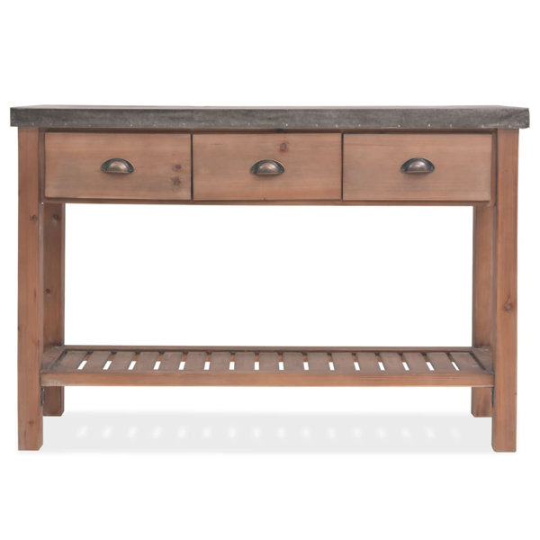 Lark Manor Dan 35cm Solid Wood Console Table | Wayfair.co.uk