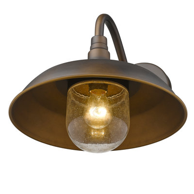 Gracie Oaks Sussman Steel Wall Light & Reviews | Wayfair