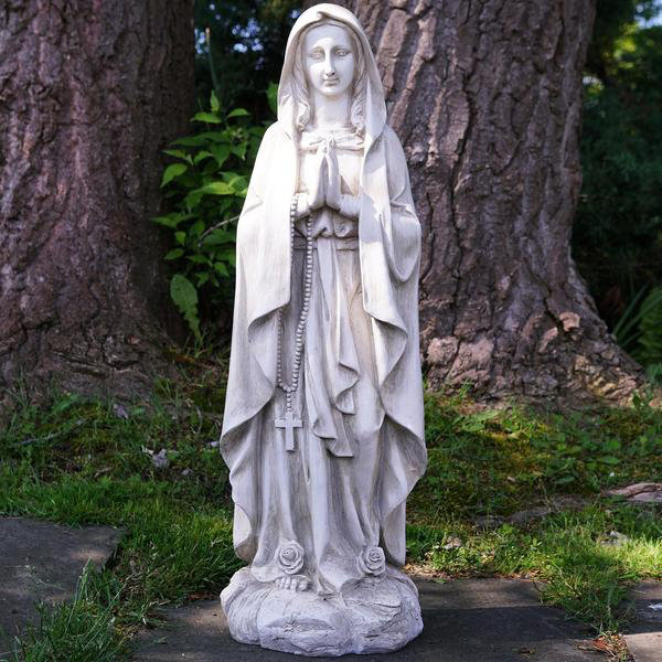 Northlight Seasonal 28" Religious Praying Virgin Mary Outdoor Garden ...