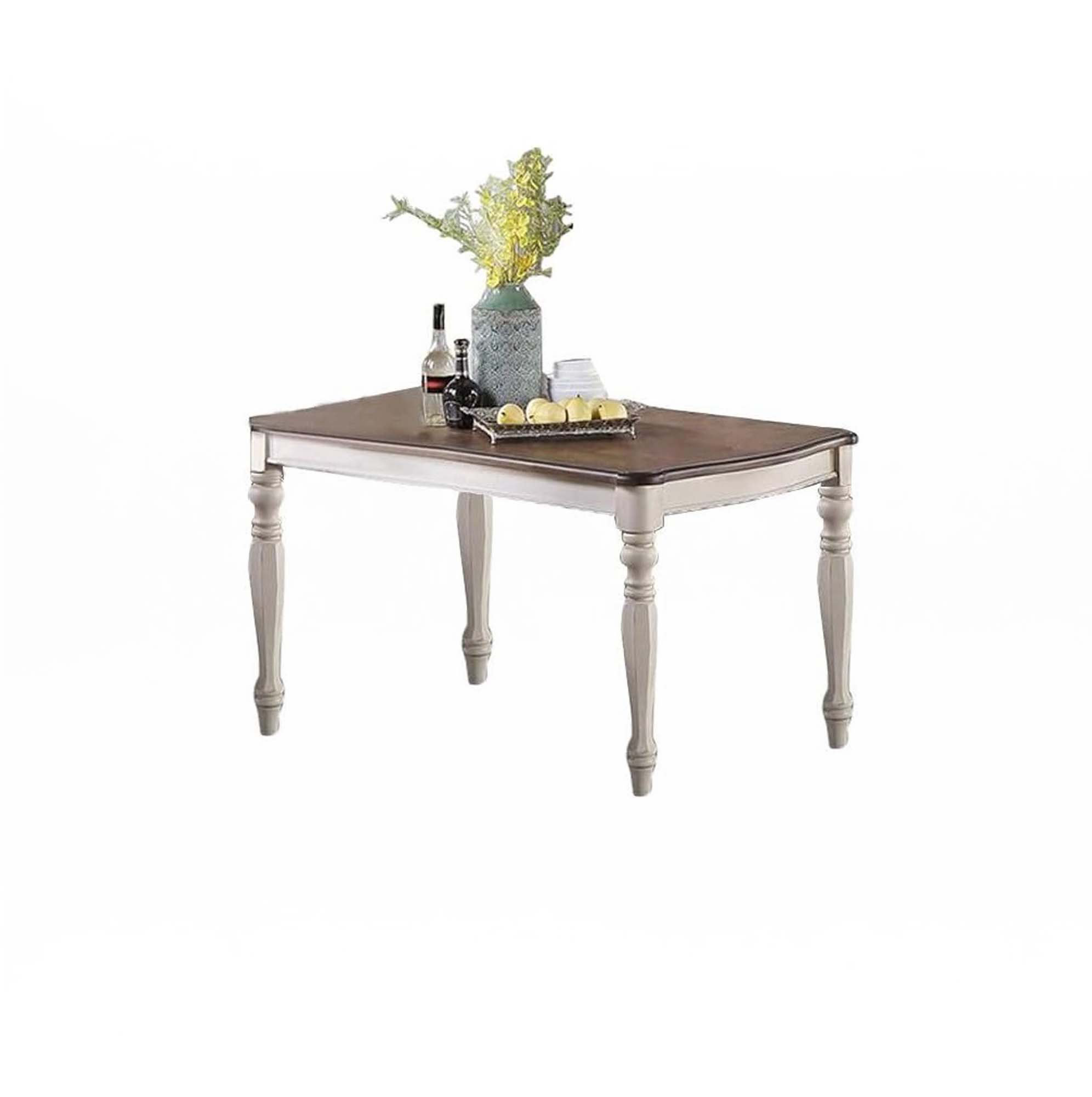 August Grove® Transitional Style 1Pc Dining Table(Only Table) | Wayfair