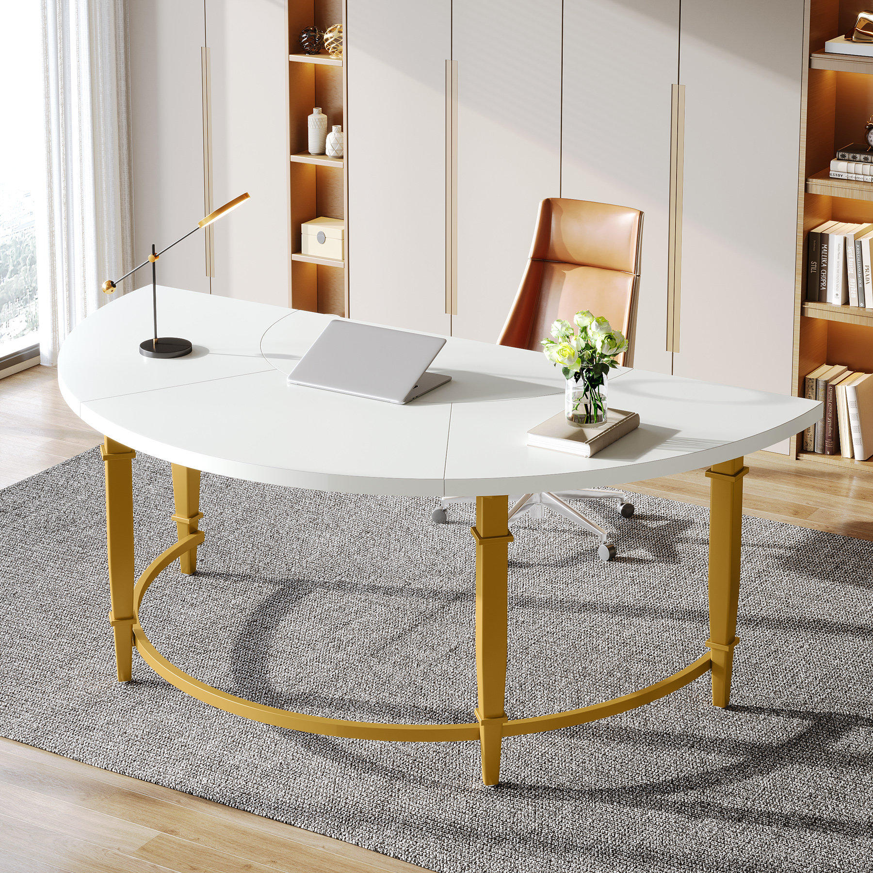 Mercer41 Xaniya 63 Inch Simple Executive Computer Desk | Wayfair