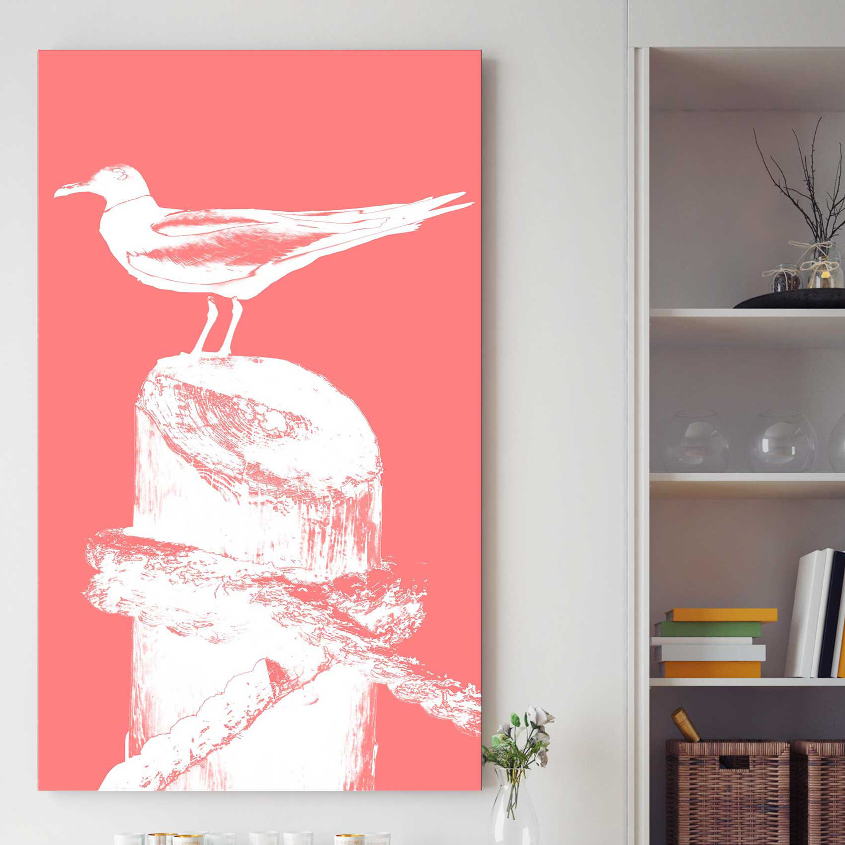 Highland Dunes 'Perching Seabird I' Acrylic Painting Print - Wayfair Canada