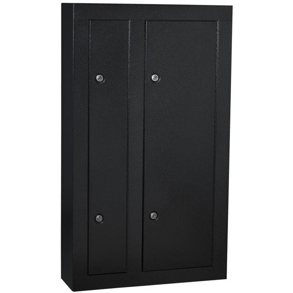 Homak 8-Gun Double Door Steel Security Safe Key Lock | Wayfair