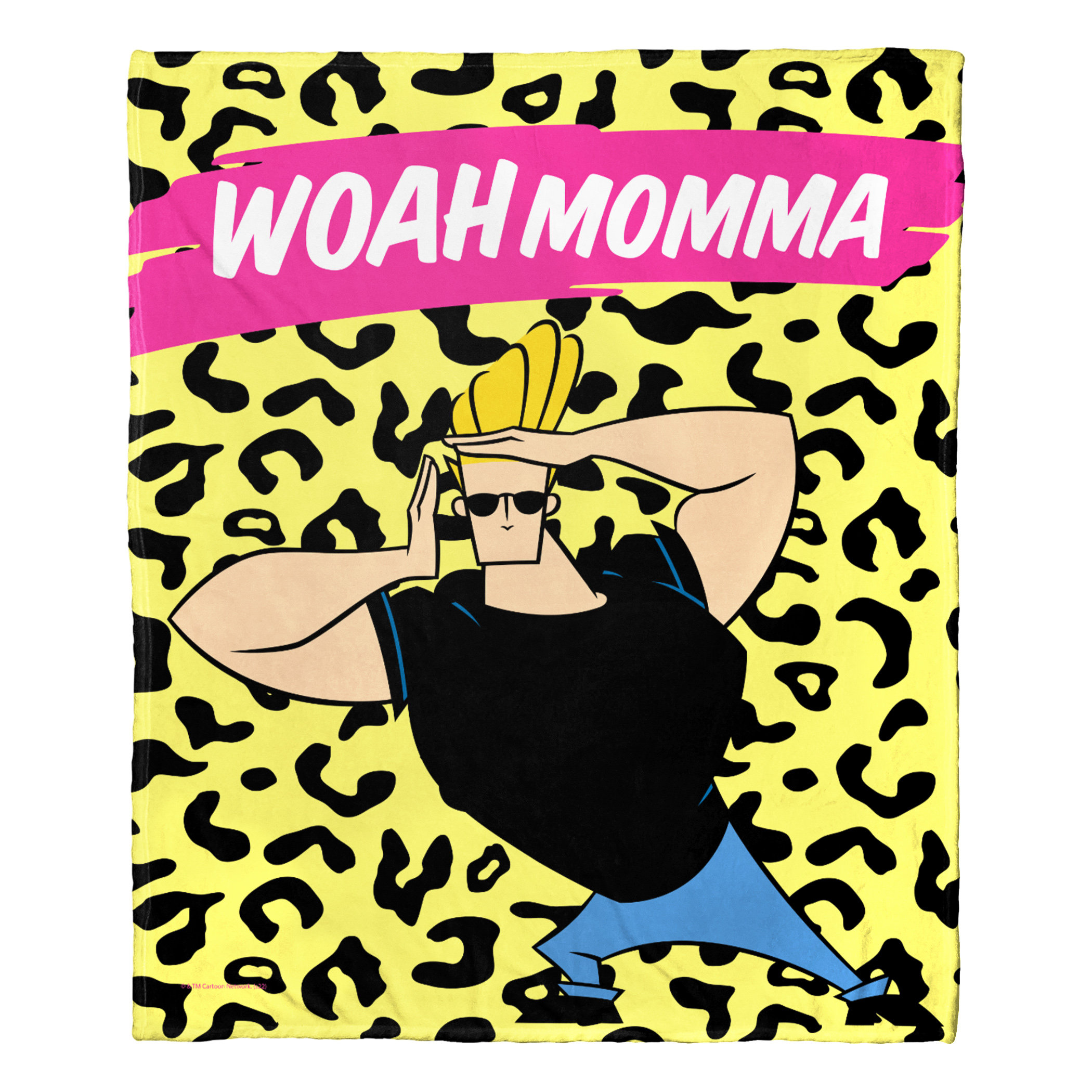 Northwest Cartoon Network's Johnny Bravo Silk Touch Throw Woah Mama ...