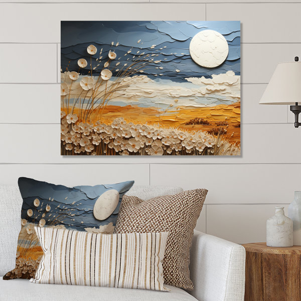 Winston Porter Clouds Prairies Collages VII On Metal Print | Wayfair