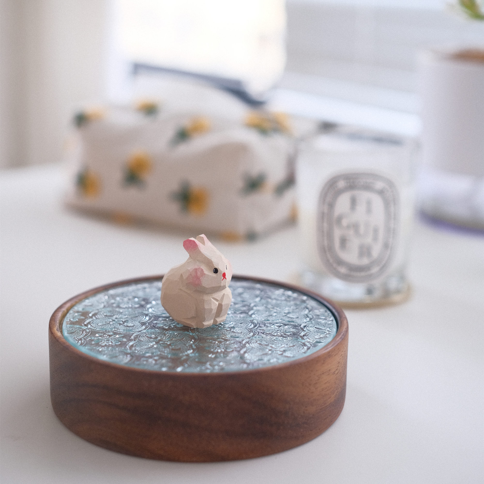 Lark Manor™ Cute And Craftsmanship · Natural Beauty - Walnut Rabbit ...