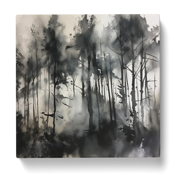 Alpen Home Forest Ink Wash No.4 - No Frame Art Prints | Wayfair.co.uk
