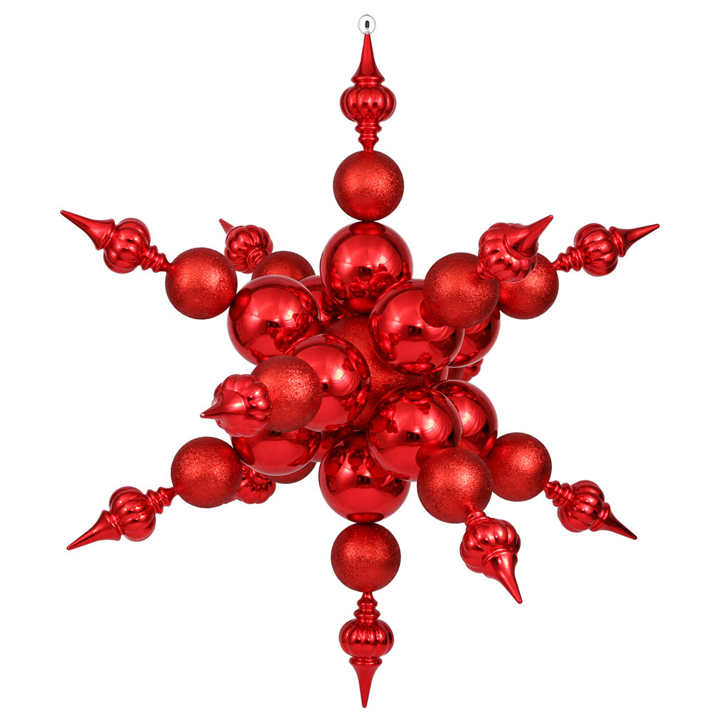 The Holiday Aisle® 39" Radical Snowflake Christmas Ornament | Wayfair