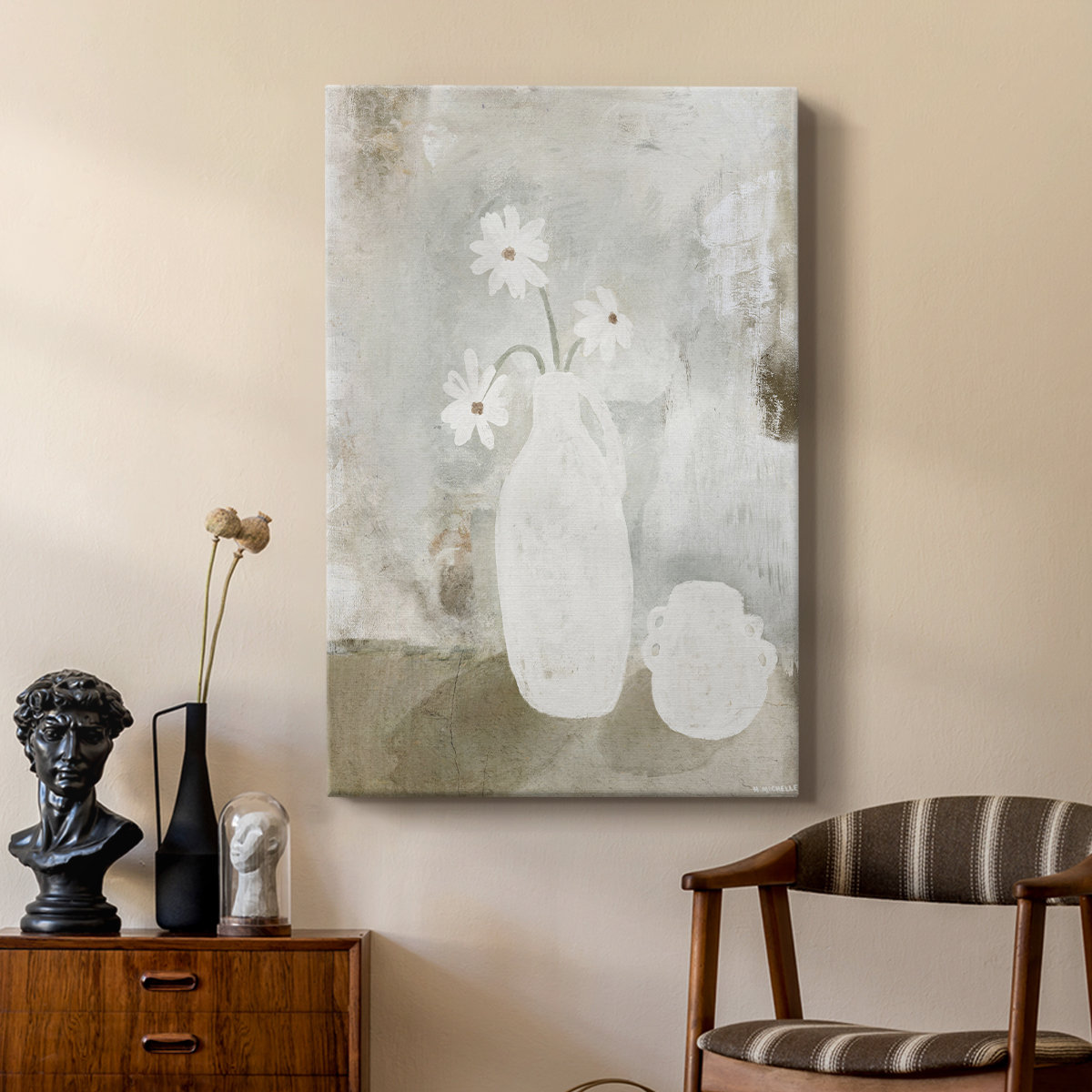 Dakota Fields Sunday Blooms -Custom Wrapped Gallery Cavas | Wayfair
