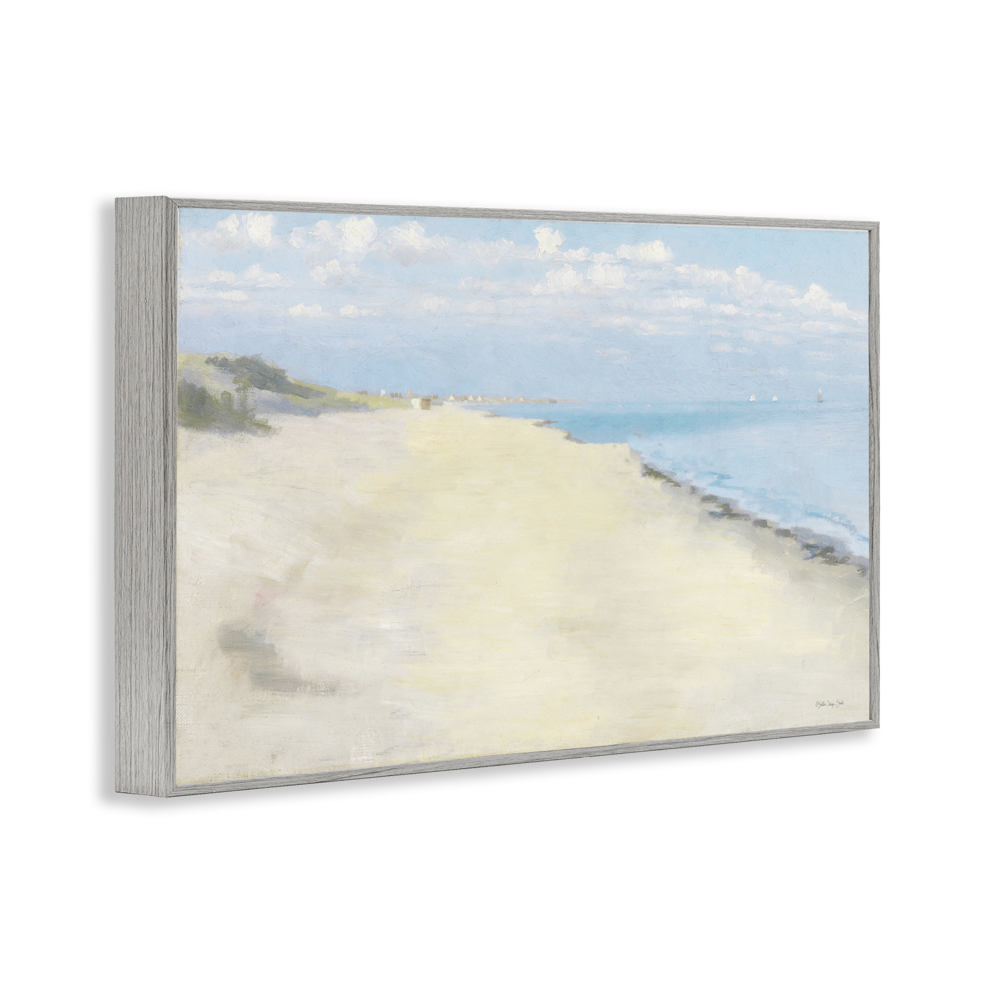 Ebern Designs Solemn Beach Tide Giclee Art by Stellar Design Studio ...