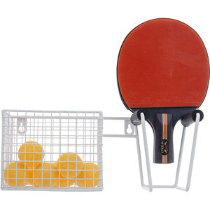 MyGift Home Wall Table Tennis Ball Storage Rack | Wayfair