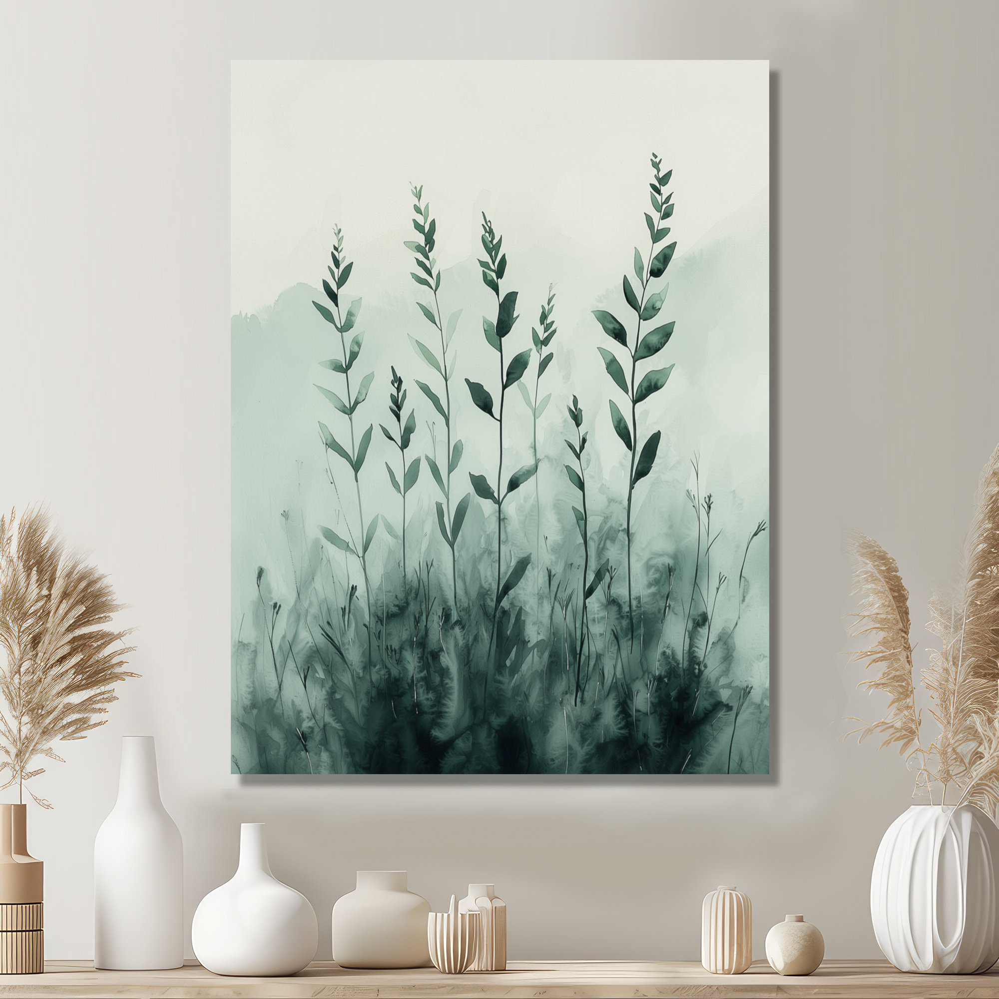 Winston Porter Mulkey - Floral Canvas Wall Art | Wayfair