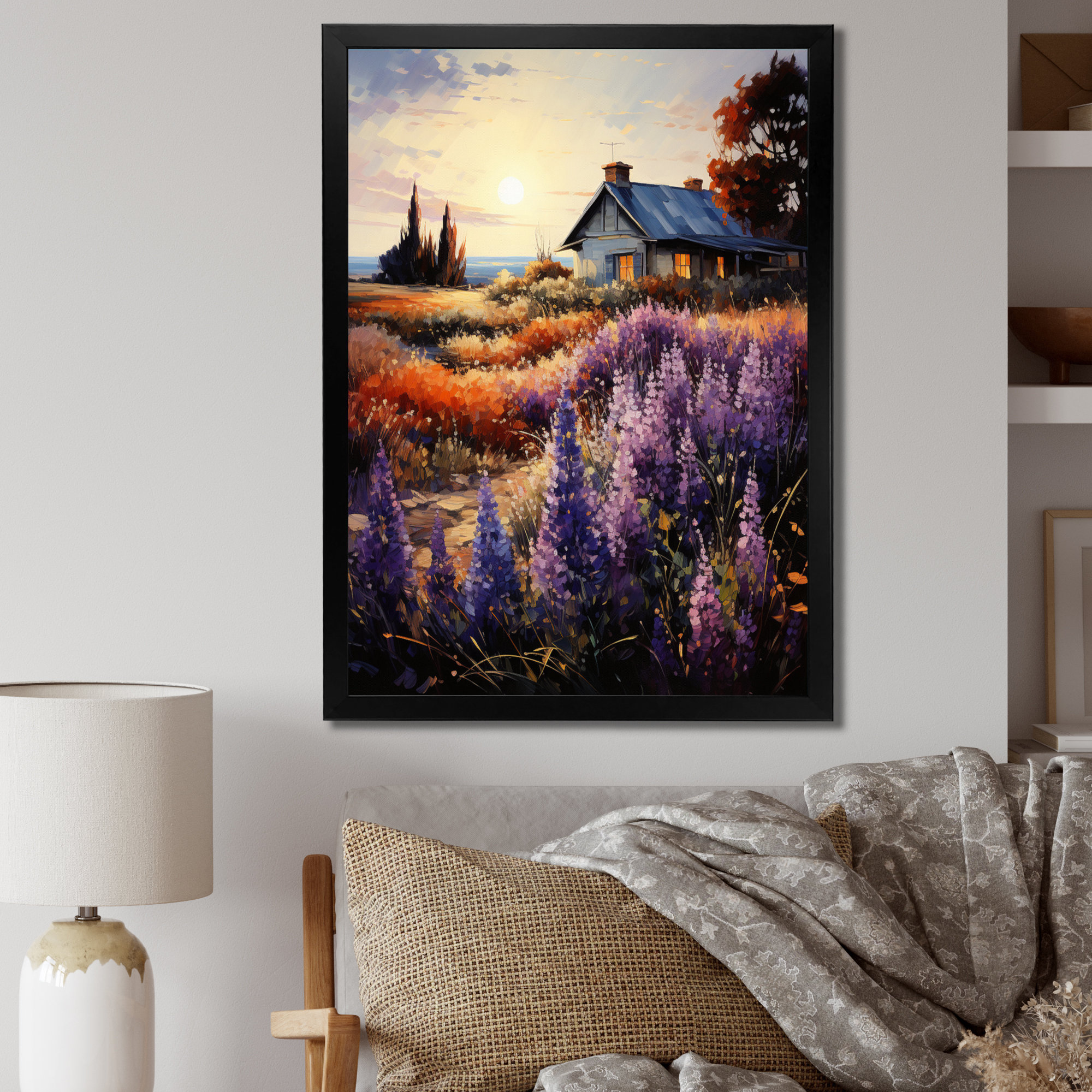 Red Barrel Studio® Valyre Farmhouse Garden Whispers Pointillism I | Wayfair