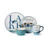 Certified International Wake at the Lake 16-Piece Ceramic Dinnerware ...