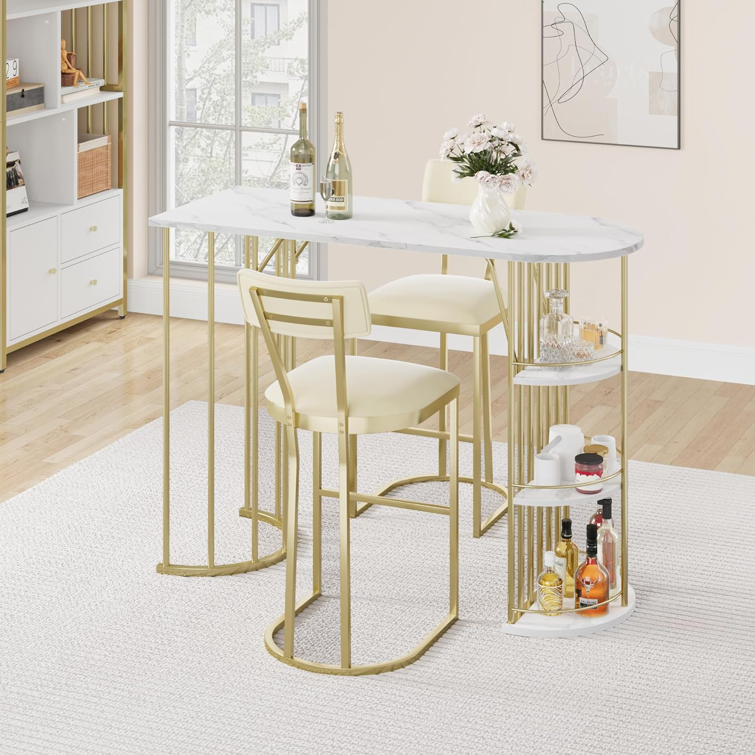 Mercer41 Yesli 3 - Piece Dining Set - Wayfair Canada