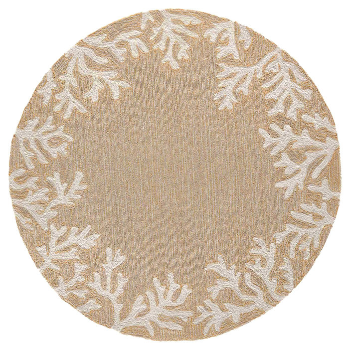 Beachcrest Home Vogt Handmade Tan Indoor/Outdoor Rug & Reviews | Wayfair