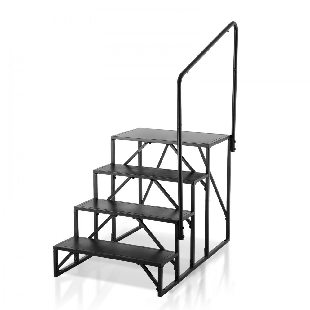 17 Stories RV Steps, 4-Step RV Stairs, 440 LBS Load Capacity, Thickened ...